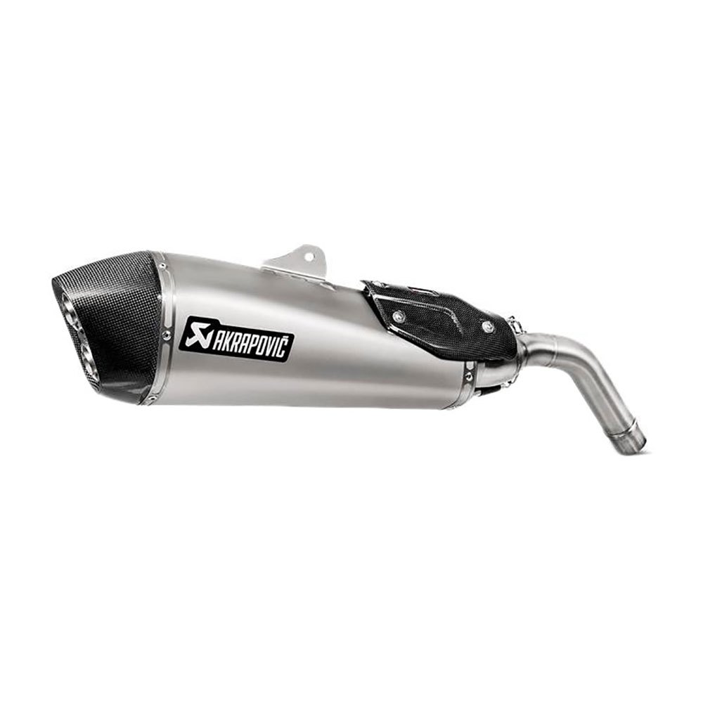 Akrapovic Titanium Tiger 800 18 One Size Silver / Black - Accesorios Moto